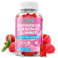 Raspberry magnesium carbonate gummies