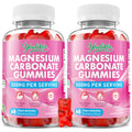 Raspberry magnesium carbonate gummies