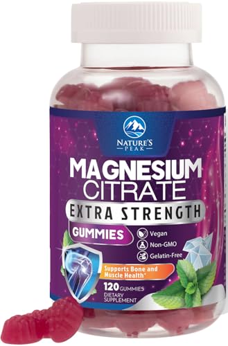 Raspberry magnesium citrate gummies