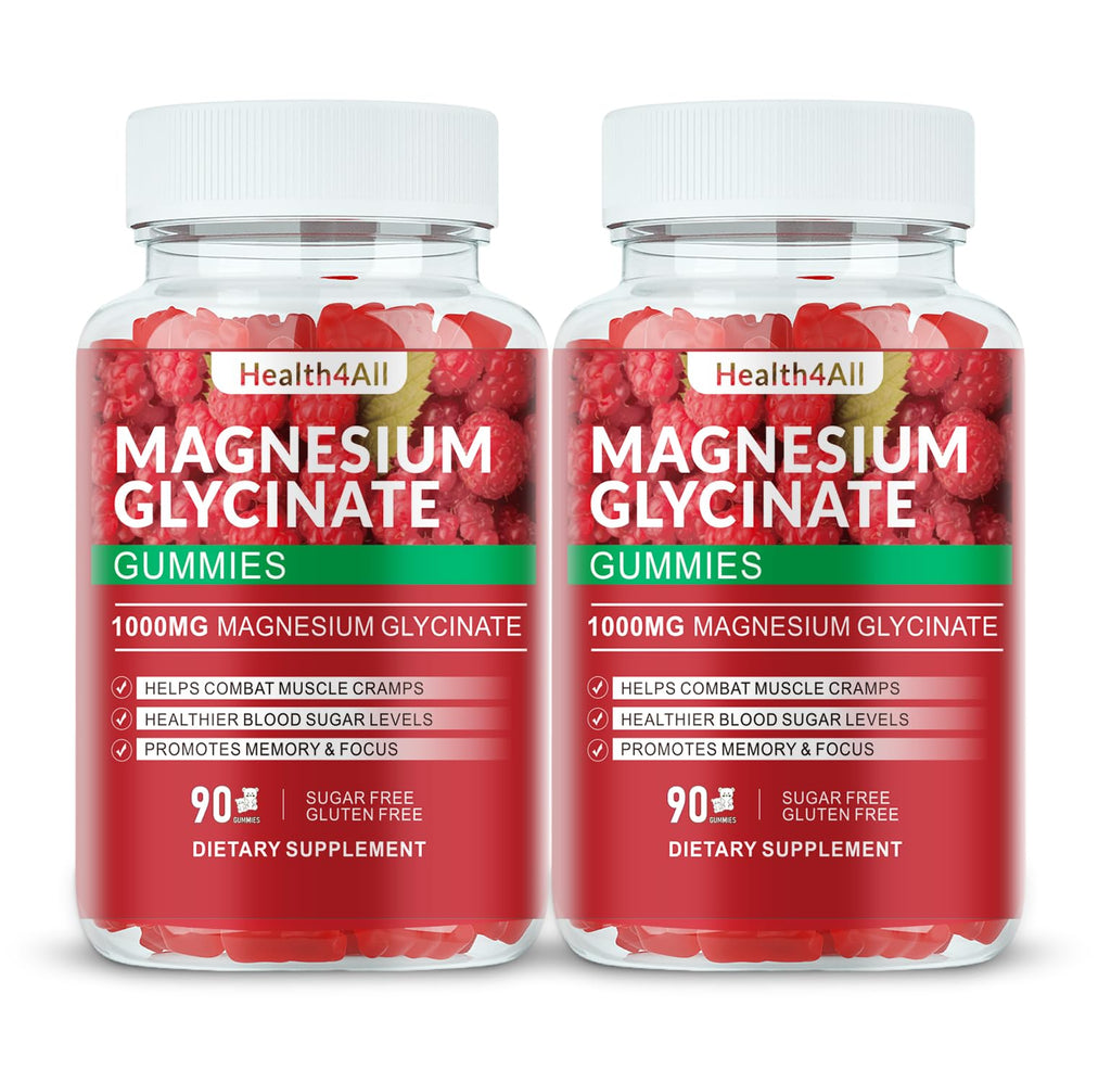 Raspberry magnesium glycinate gummies