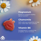 Raspberry magnesium gummies for children
