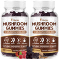 Raspberry mushroom gummies for wellness