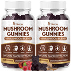 Raspberry mushroom gummies for wellness