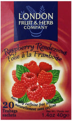 Raspberry Rendezvous herbal tea bags