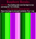Raspberry Royale tea for refreshing brews