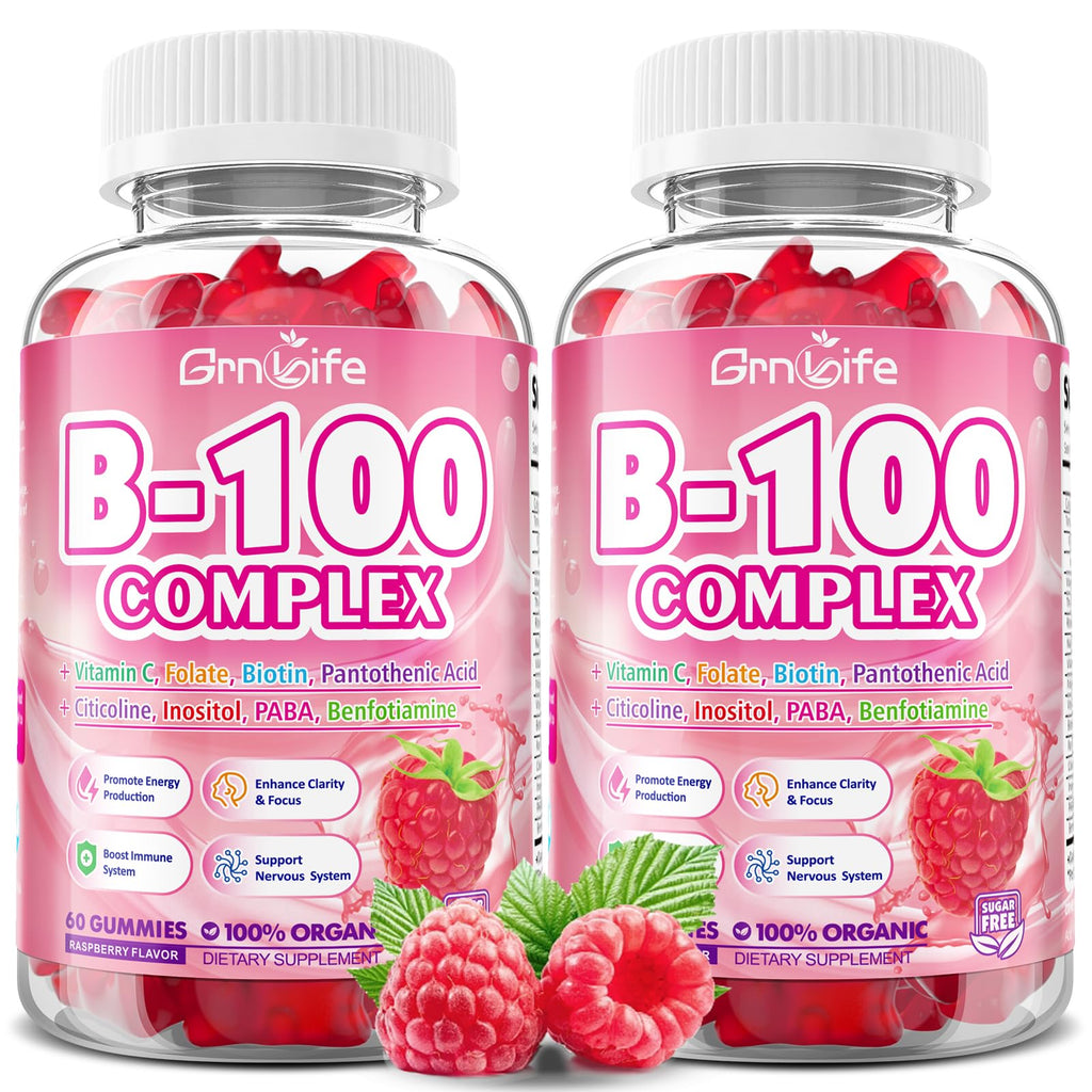 raspberry vitamin b complex gummies