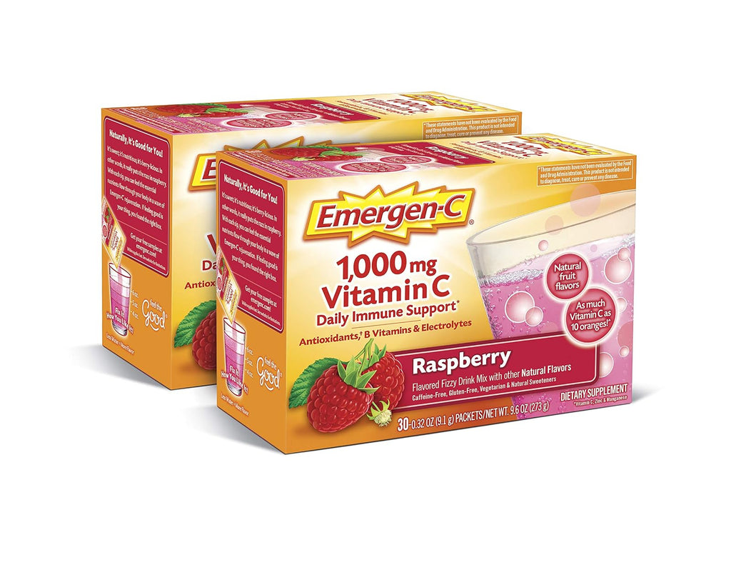 raspberry vitamin c 1000mg packets