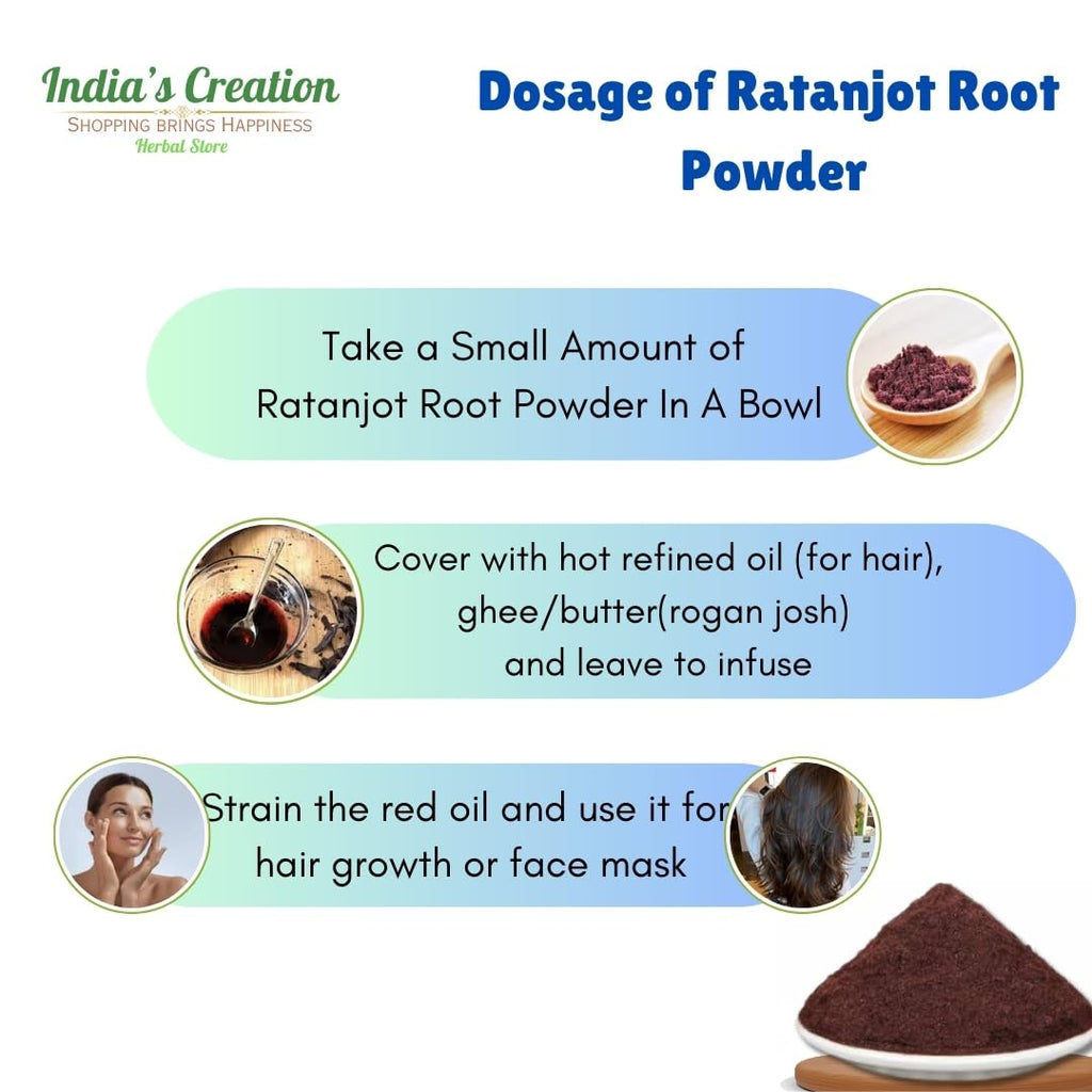Ratanjot roots for skin health