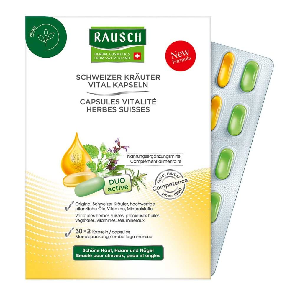Rausch Swiss Herbal vitality capsules