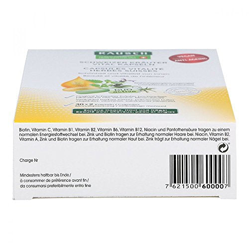 Rausch Swiss herbal vitality for energy