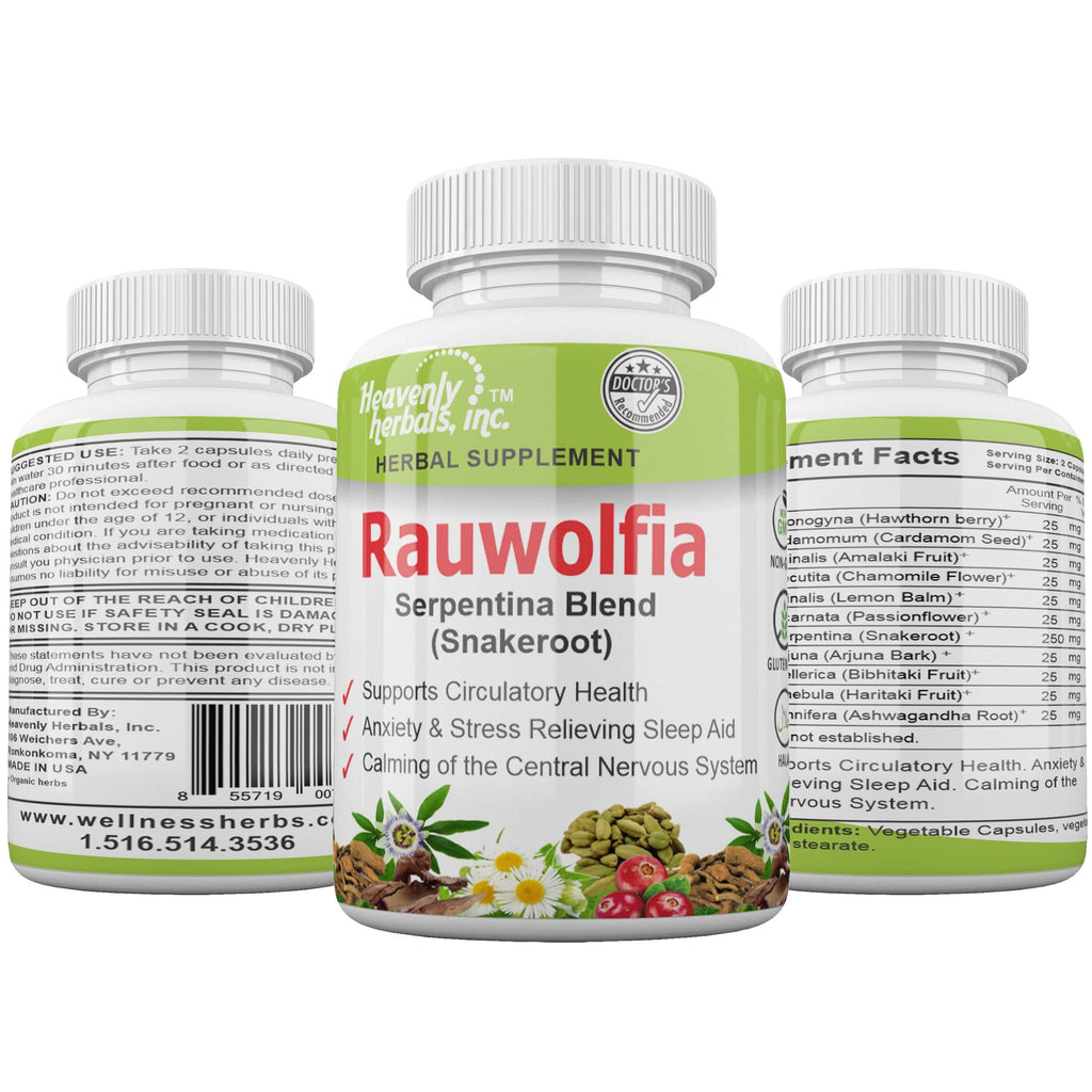 Rauwolfia Serpentina Blend for heart health
