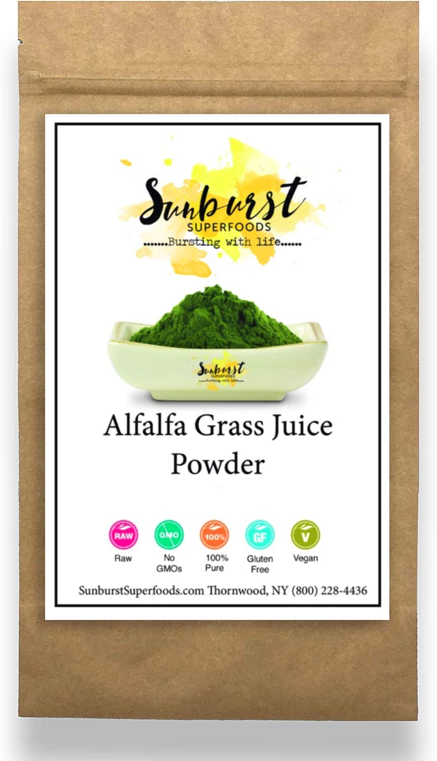 raw alfalfa grass juice powder