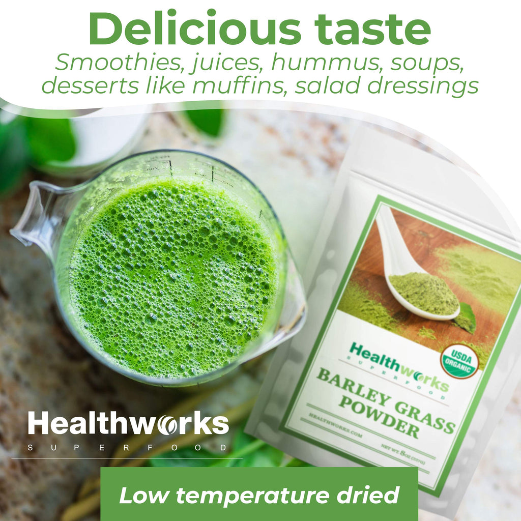 raw barley grass for detox
