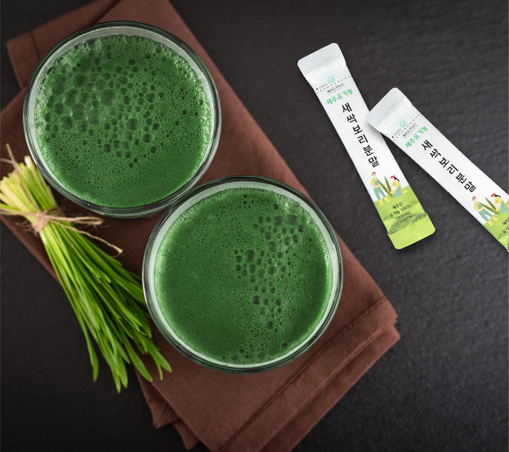 raw barley grass for natural detox