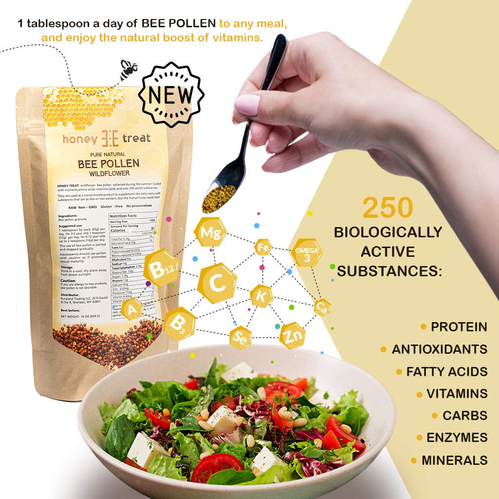 raw bee pollen for daily nutrition
