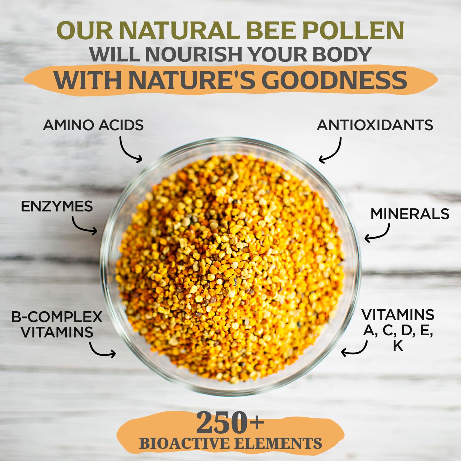 raw bee pollen for smoothies