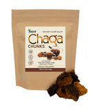 raw chaga mushroom chunks for tea