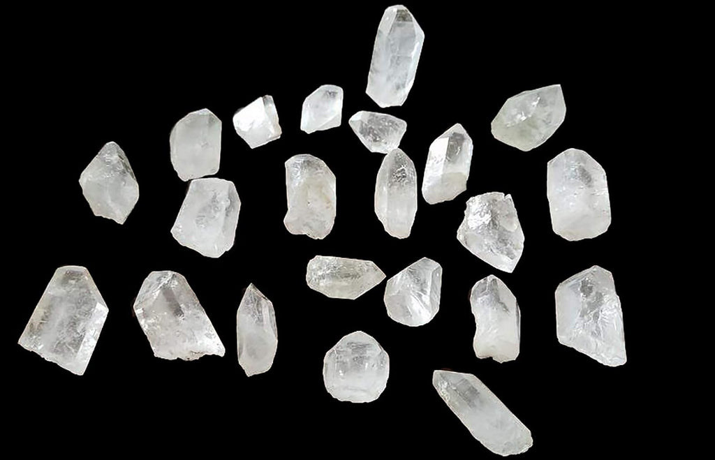 raw clear quartz healing stones
