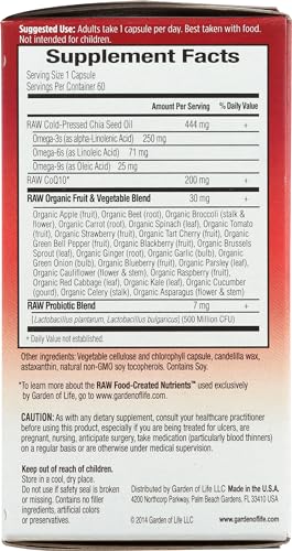 Raw CoQ10 for antioxidant support