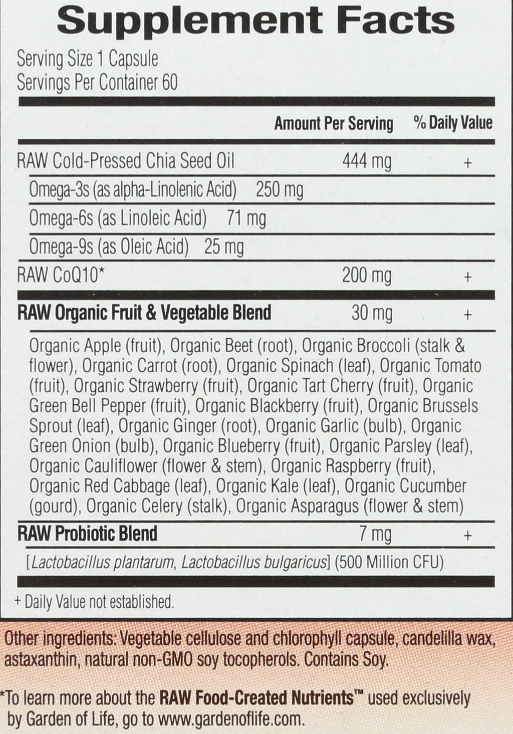 Raw CoQ10 for enhanced energy production