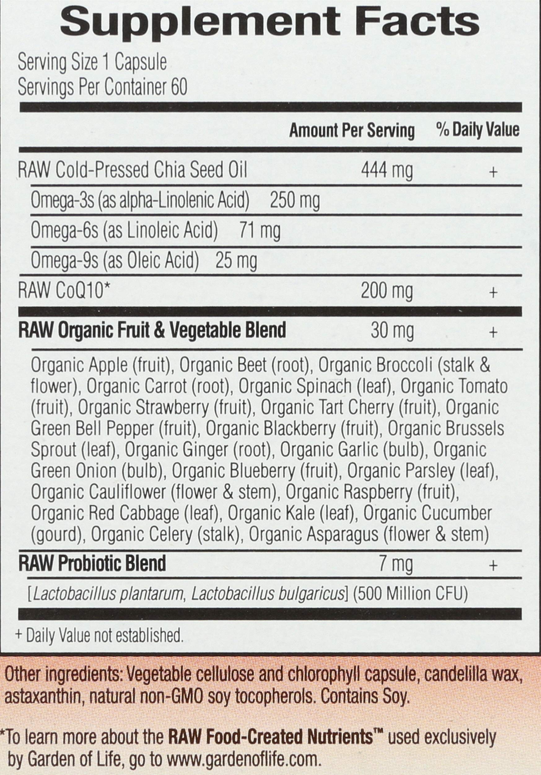 Raw CoQ10 for enhanced energy production