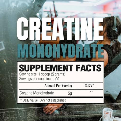 Raw creatine powder for workout support
