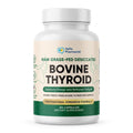 Raw desiccated thyroid capsules for energy