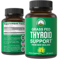 Raw desiccated thyroid capsules for energy