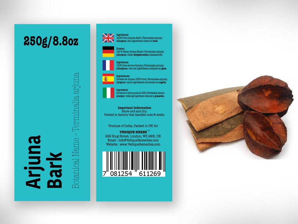 raw dried Arjuna bark benefits