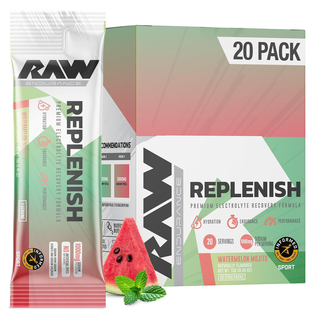 RAW electrolytes powder for hydration