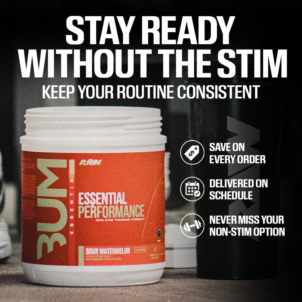RAW Essential pre-workout for endurance