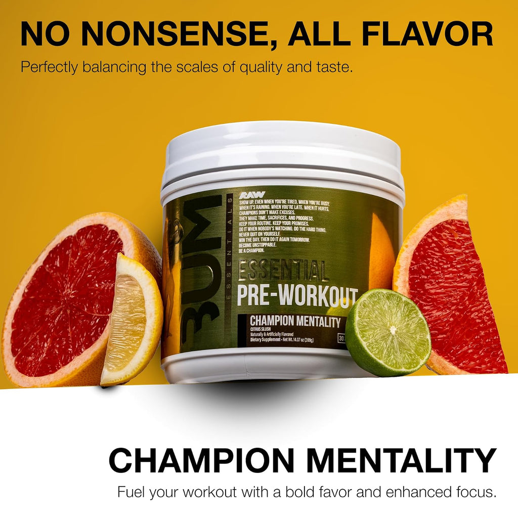 RAW Essential pre-workout for endurance