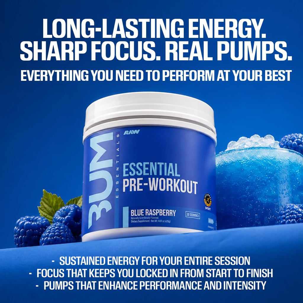 RAW Essential pre-workout for performance