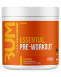 RAW Essential pre-workout powder orange flavour