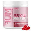 RAW Essential pre-workout powder raspberry