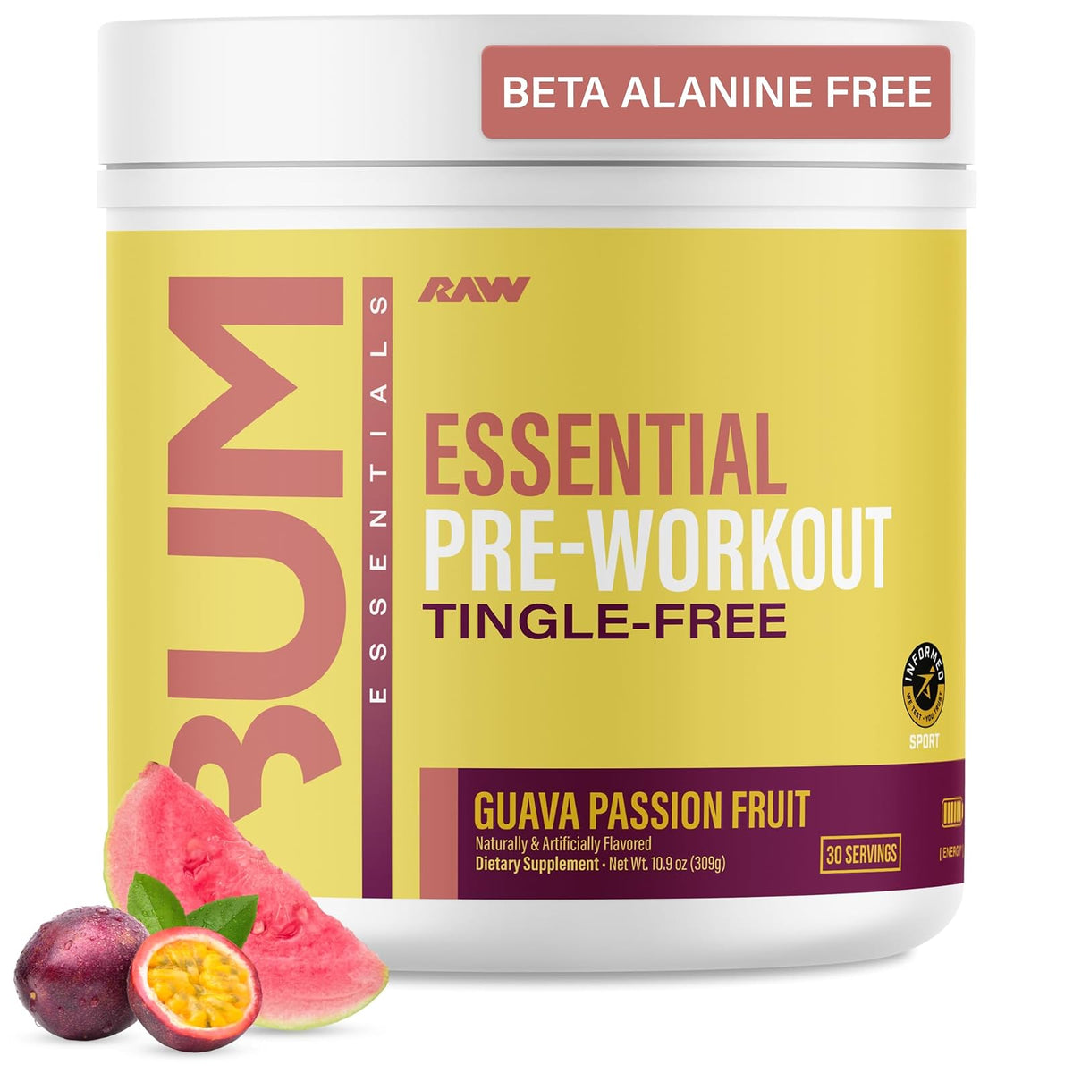 RAW Essential Pre Workout Powder