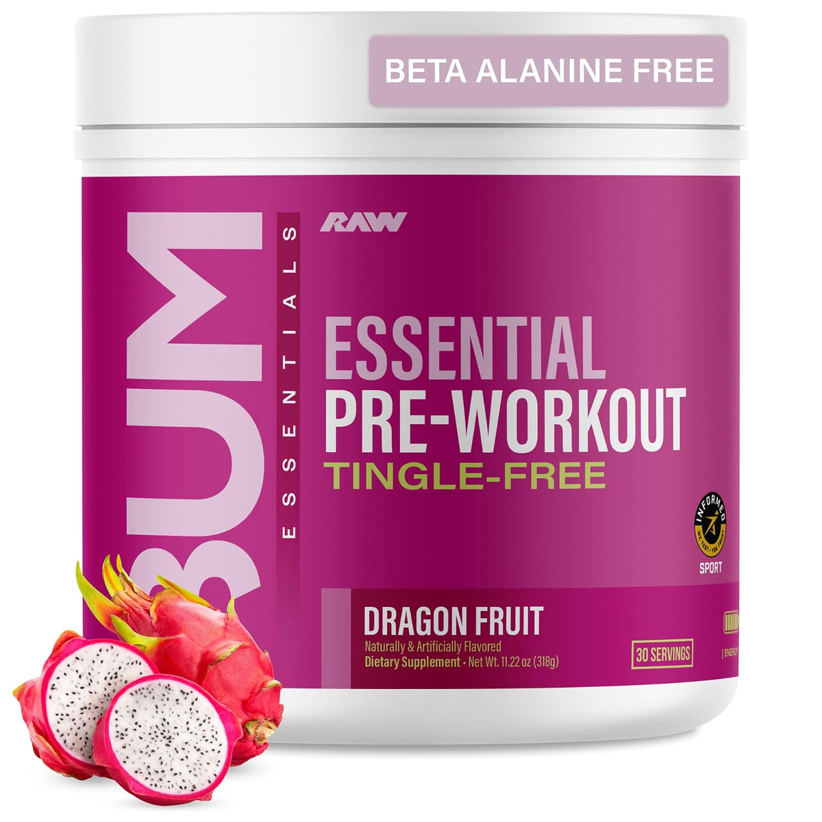 RAW Essential pre workout powder