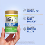 Raw Flora gut health support capsules