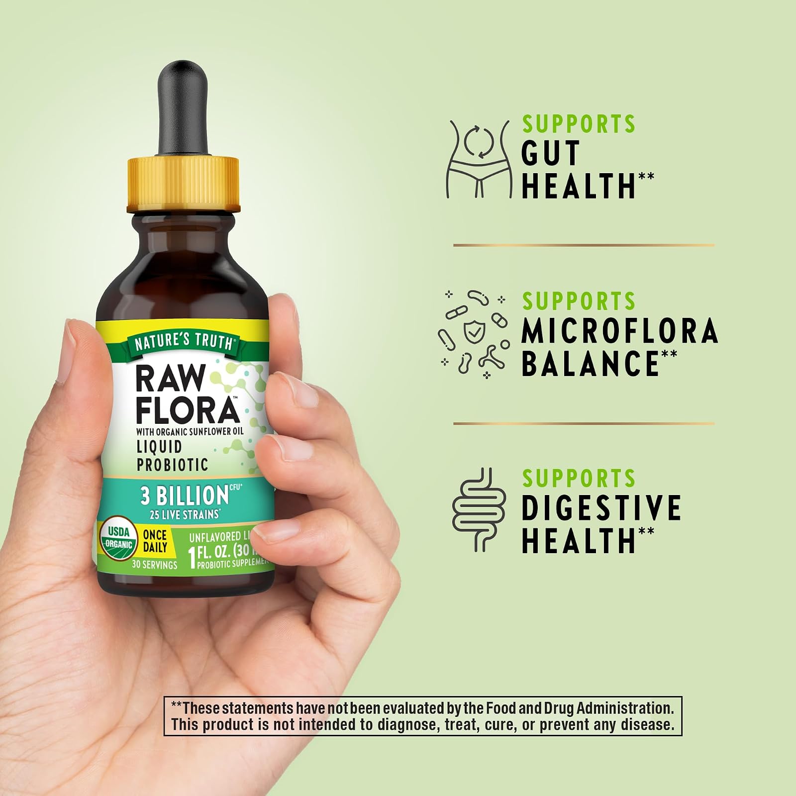 Raw Flora liquid probiotics for immunity