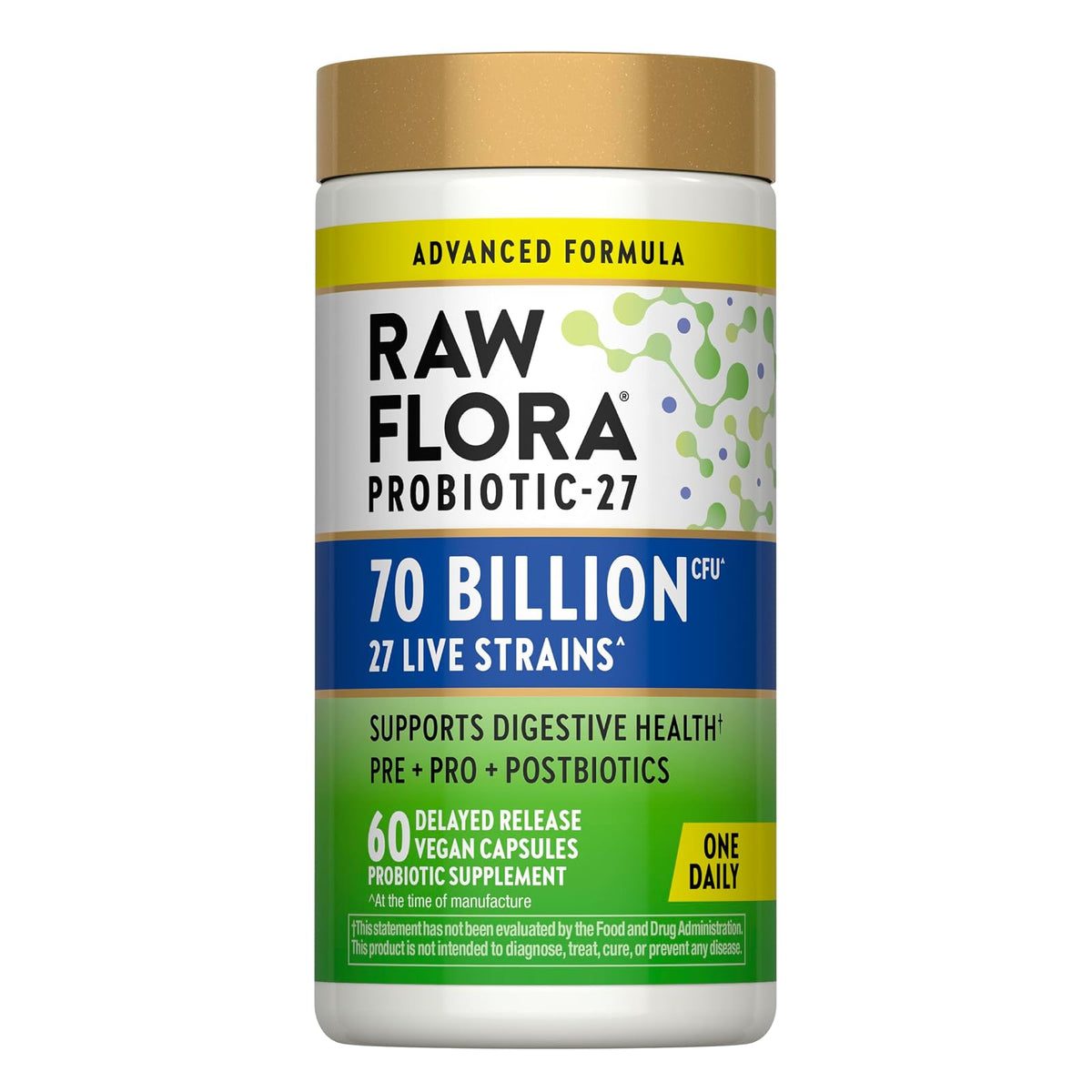 Raw Flora probiotics for gut health