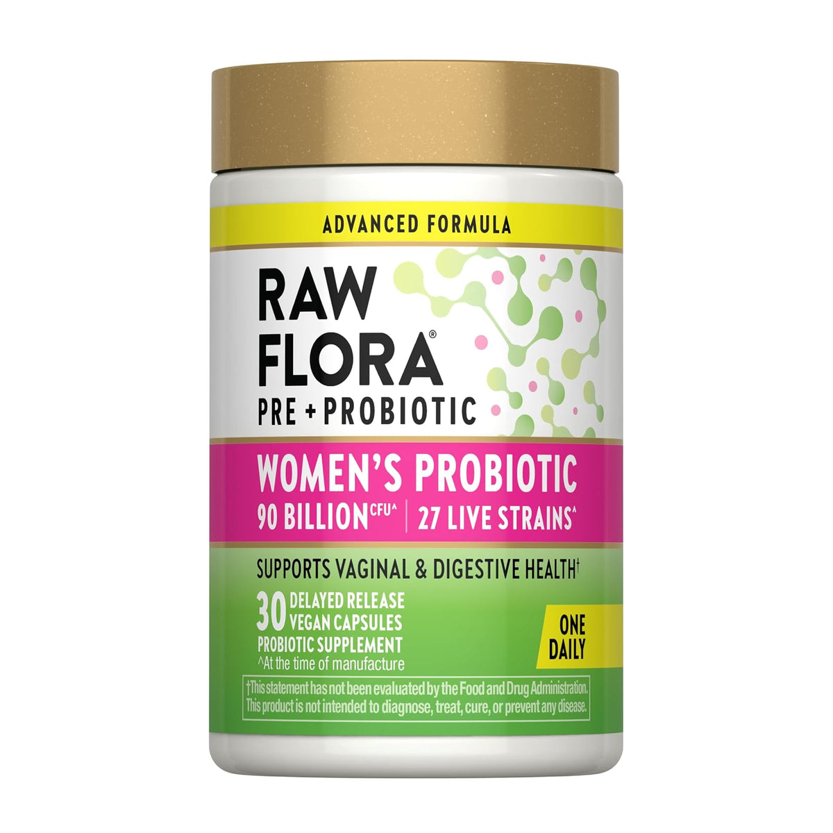 Raw Flora women's probiotics capsules