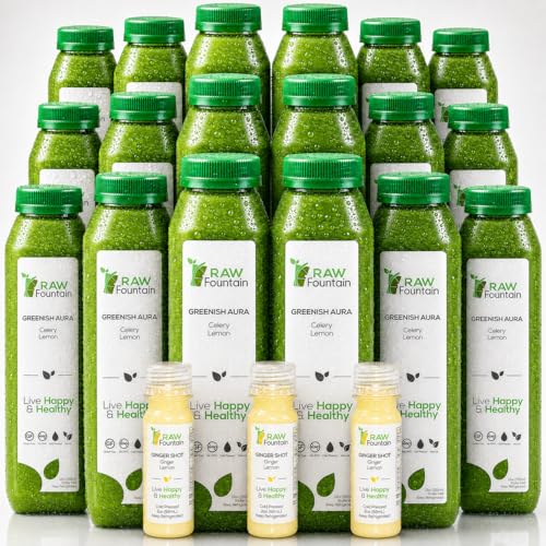 RAW Fountain celery juice cleanse benefits