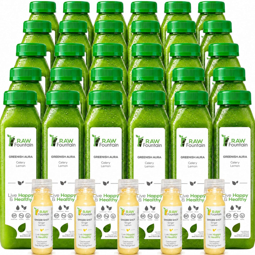 RAW Fountain celery juice cleanse benefits