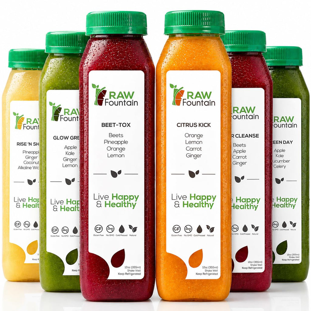 RAW Fountain cold pressed juice cleanse