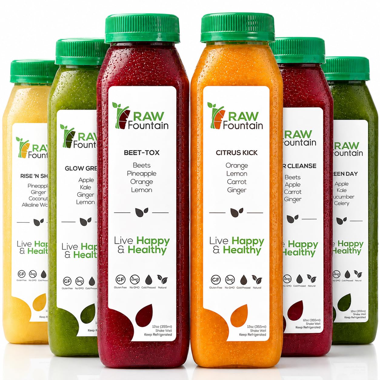 RAW Fountain cold pressed juice cleanse