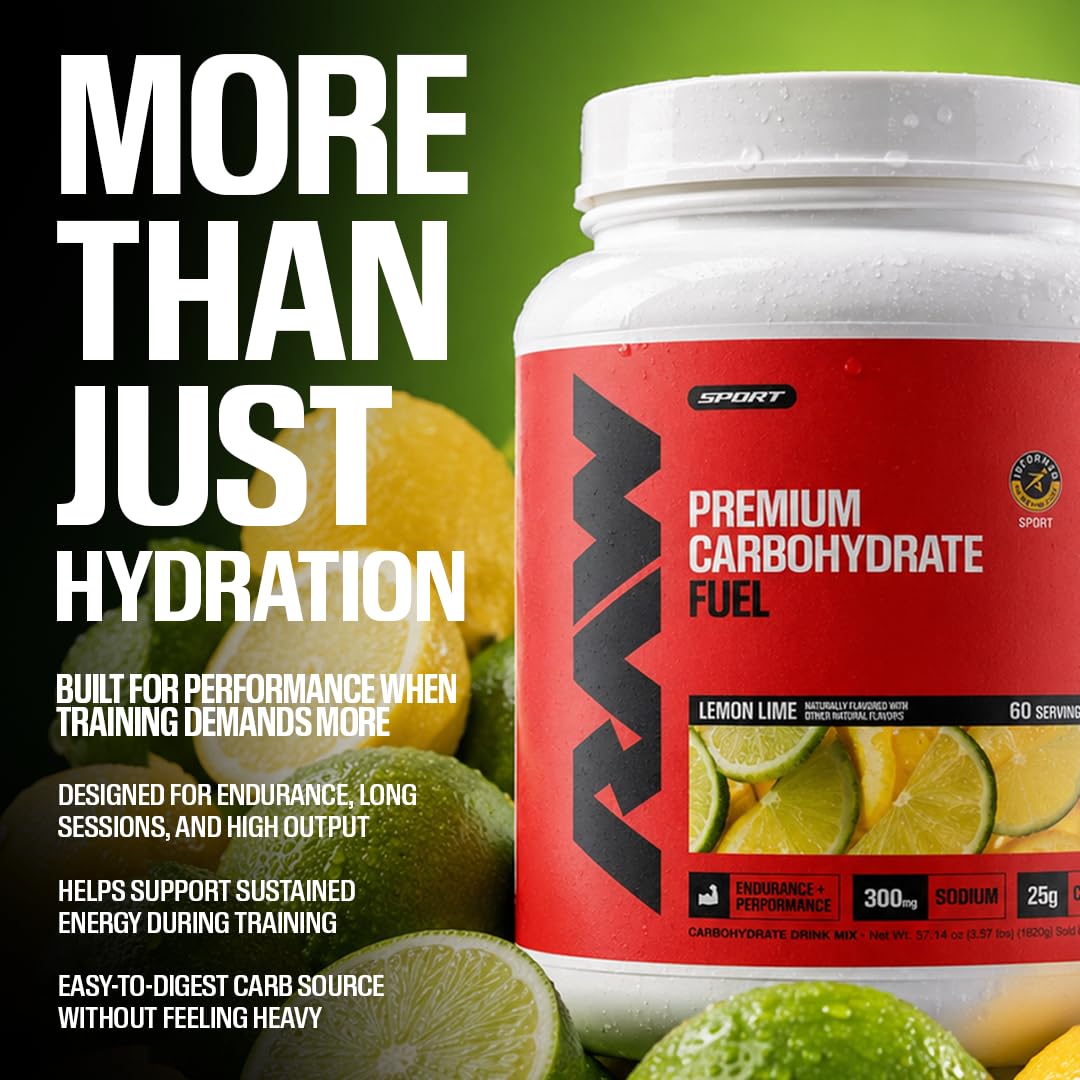 RAW Fuel orange flavour electrolyte drink