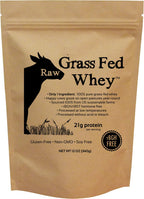 raw grass fed whey protein powder unflavored