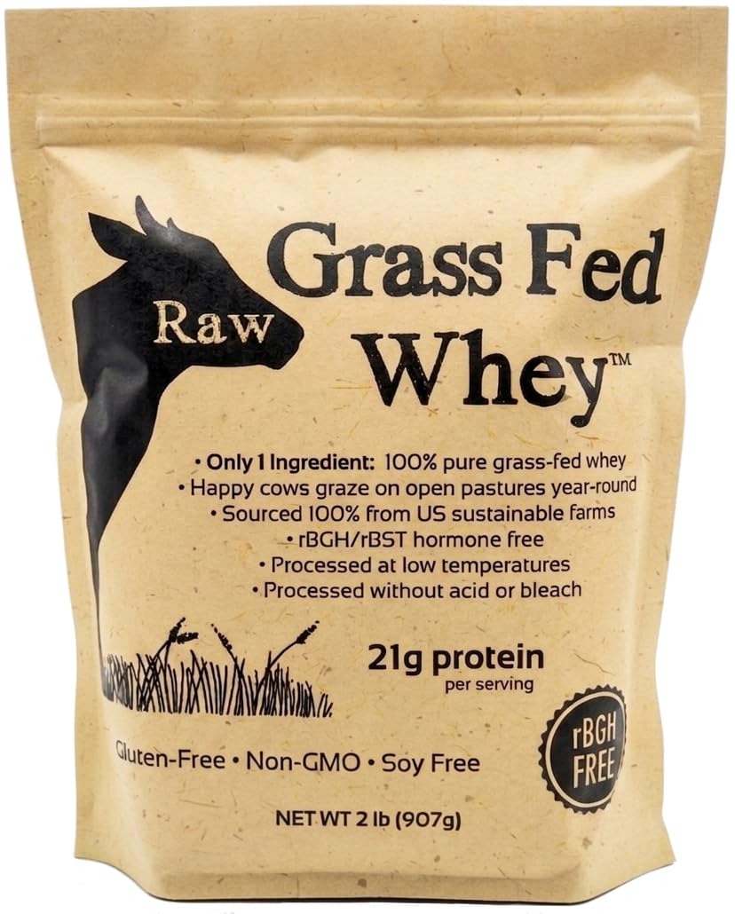 raw grass fed whey protein unflavored