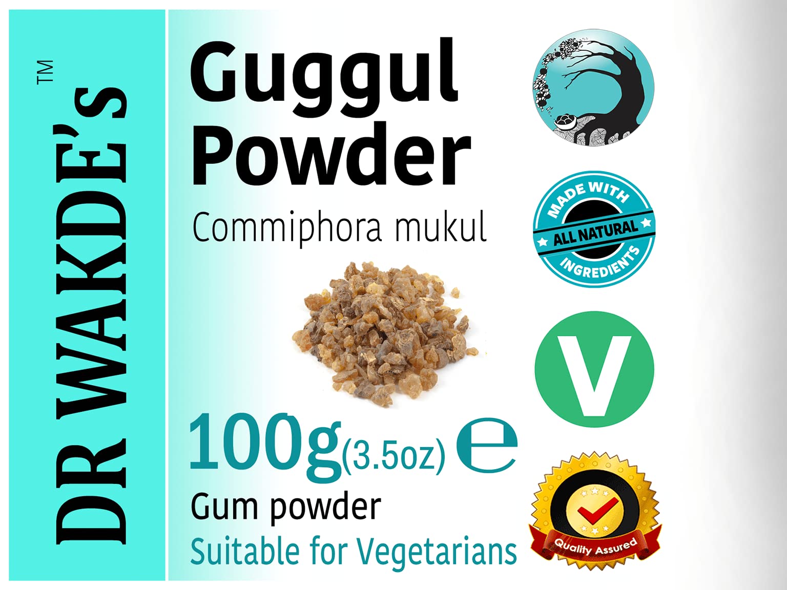raw guggul powder vegan supplement