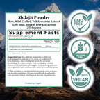Raw Himalayan Shilajit for vitality